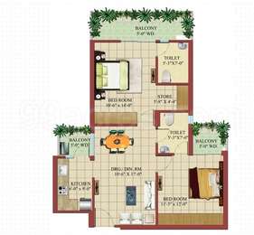 2 BHK Apartment / Flat for sale in Star Rameshwaram Raj Nagar Extension ...
