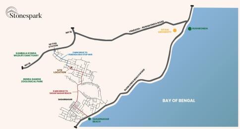 Stonespark Infra Stonespark The Pebble Map - Yendada, Visakhapatnam ...
