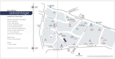 Suba Realty Suba Zircon Map - Andheri East, Mumbai Location Map