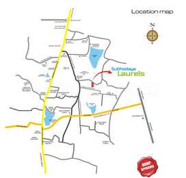 Subhodayaraga Infra Builders Subhodaya Laurels Map - Hulimavu ...