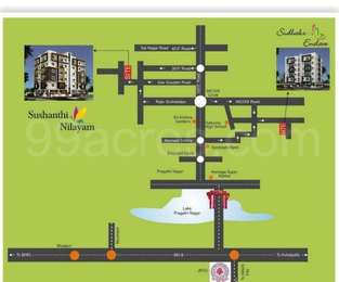 Sudhakars Constructions Sudhakars Sushanthi Nilayam Map - Pragathi ...
