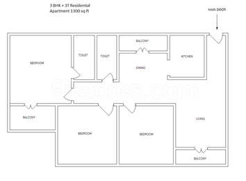 3 BHK Apartment / Flat for sale in Sugam Sabuj Narendrapur Kolkata ...