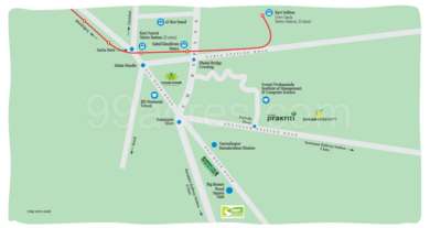 Sugam Homes Sugam Prakriti Map - Garia, Kolkata South Location Map
