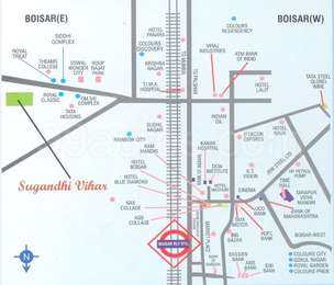 Sugandhi and Colours Group Sugandhi Vihar Map - Boisar, Mumbai Location Map