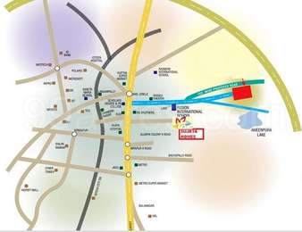 Sujata Builders Sujatha Homes Map - Miyapur, Hyderabad Location Map