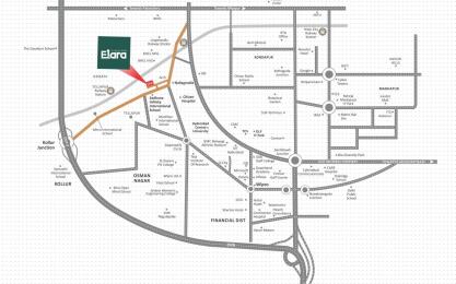 Sujay Global Homes LLP Sujay Global Elara Map - Nallagandla, Hyderabad ...
