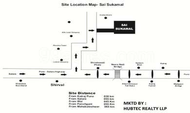 Sukamal Developers Sai Sukamal Map - Shirwal, Satara Location Map