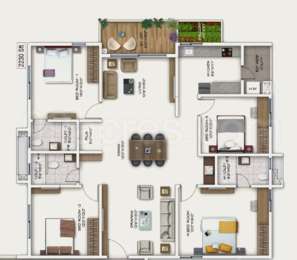 4 BHK Apartment / Flat for sale in Sukhii Ubuntu Puppalaguda Hyderabad ...