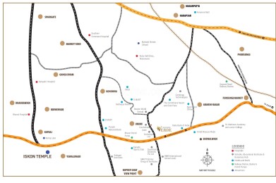 Sukhwani Chawla Developers Sukhwani Verde Map - Undri, Pune Location Map
