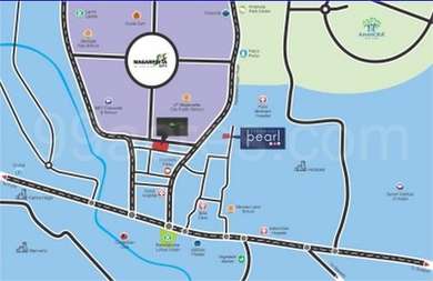 Sukhwani Chawla Developers Sukhwani Pearl Map - Hadapsar, Pune Location Map