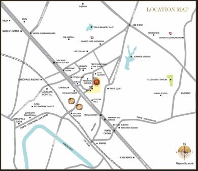 Sukhwani Chawla Developers Empire Square Map - Pimpri Chinchwad, Pune ...
