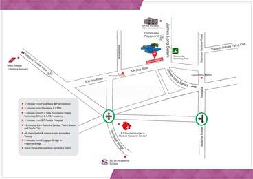 Suman Lifespace Suman Naveli Map - New Alipore, Kolkata Location Map