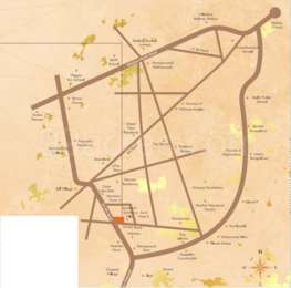 Sun Corporation Vadodara Suncrest Map - Chapad, Vadodara Location Map