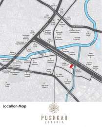 Pushkar and Sun Infra Sun Pushkar Luxuria Map - Jasodanagar, Ahmedabad East Location Map