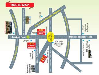 Sun Shine Properties Sun Shine Flora Map - Shadnagar, Hyderabad ...