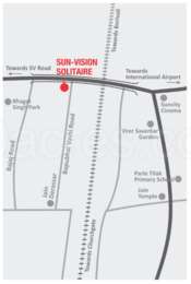 Sun Vision Solitaire Map - Vile Parle West, Mumbai Location Map
