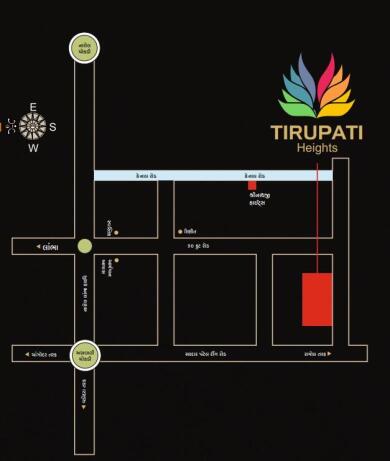 Sundaram Developers Ahmedabad Sundaram Tirupati Tower Map - Vatva ...