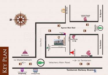 Sundaram Homes Sundaram Valley Map - Selaiyur, Chennai Location Map