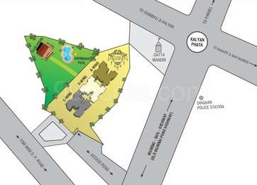Sunrise Housing Constructions Sunrise Glory Map - Shilphata, Navi ...