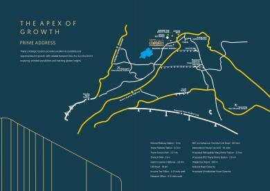 Sunrise Lifespaces LLP Sunrise Corporate Park Map - Wagle Estate, Thane ...