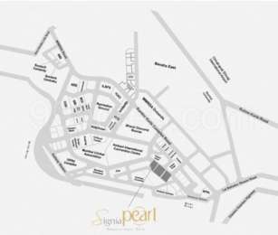 Sunteck Realty Signia Pearl Map - Bandra Kurla Complex, Mumbai Location Map