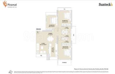 2 BHK Apartment / Flat for sale in Sunteck Signia Waterfront Airoli ...