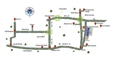 Super City Builders Mannat City Map - Bihta, Patna Location Map