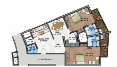 1 RK Flat Flats for sale in Supertech North Eye Sector 74 Noida - 535 ...