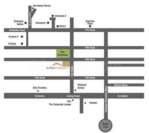Supreme Universal Builders Supreme Badrinath Map - Khar West, Mumbai ...