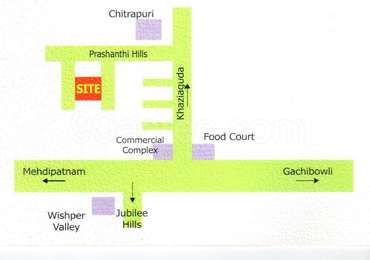 Supriya Constructions Builders Supriya Splendour Map - Gachibowli ...