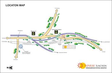 Sureka Group Builders Sureka Sunrise Junction Map - Baruipur, Kolkata ...