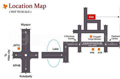 Surya Constructions Hyderabad Surya Homes Map - Pragathi Nagar ...