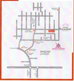 Surya Constructions Surya Saketh Platinum and Pleasent Map - Nizampet ...