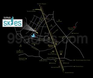 Surya Developer Surya Skies Map - Punawale, Pune Location Map