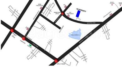 Surya Engineering Surya SS Serenity Map - Boduppal, Warangal highway ...