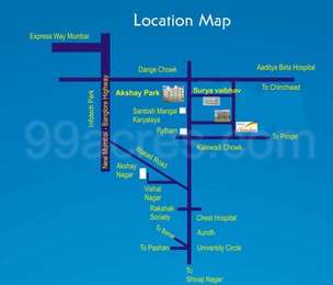 Surya Group Pune Surya Vaibhav Map - Thergaon, Pimpri Chinchwad ...