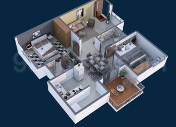 2 BHK / Bedroom Apartment / Flat for rent in Surya Humming Bird ...
