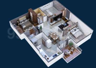 2 BHK / Bedroom Apartment / Flat for rent in Surya Humming Bird ...