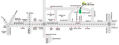 Surya Shakti Greenlands Surya Shakti 80 Trees Map - Doddakannelli ...