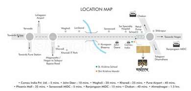 Suryavanshi Realty Suryavanshi Manorath Map - Shikrapur, Pune Location Map