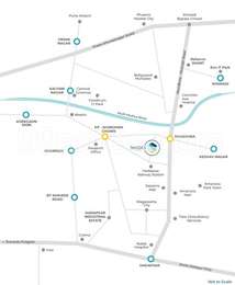 Suvan Group Suvan Shades Map - Mundhwa, Pune Location Map
