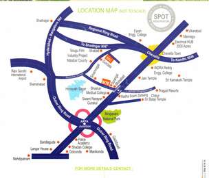 Suvarnabhuvi Developers Suvarna Green City Map - Moinabad, Rangareddy ...