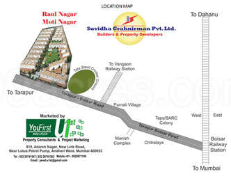 Suvidha Grahnirman Suvidha Raul Nagar and Moti Nagar Map - Boisar ...