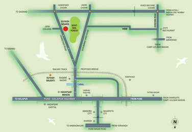 Suyash Developers Suyash Nisarg Map - Hadapsar, Pune Location Map