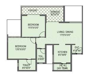 2 BHK / Bedroom Apartment / Flat for rent in Suyog Space Wakad Pune ...