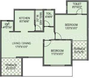 2 BHK / Bedroom Apartment / Flat for rent in Suyog Space Wakad Pune ...