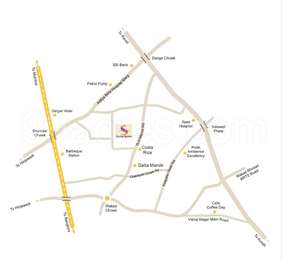 Suyog Builders Suyog Space Map - Wakad, Pune Location Map