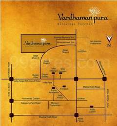 Suyog and Legend group and Jain Ashapuri developer Vardhamanpura Map ...