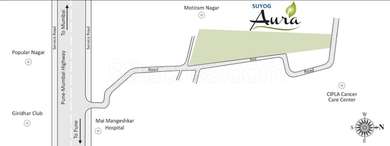 Suyog Development Corporation Ltd Suyog Aura Map - Warje, Pune Location Map