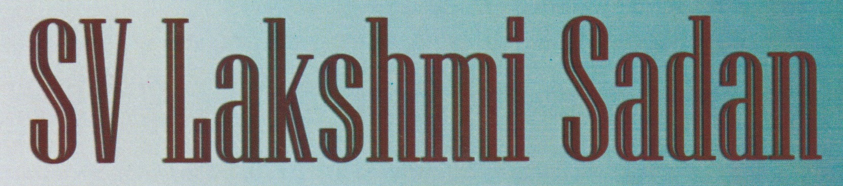 SV Developers Bangalore SV Lakshmi Sadan Floor Plan - Babusapalaya ...